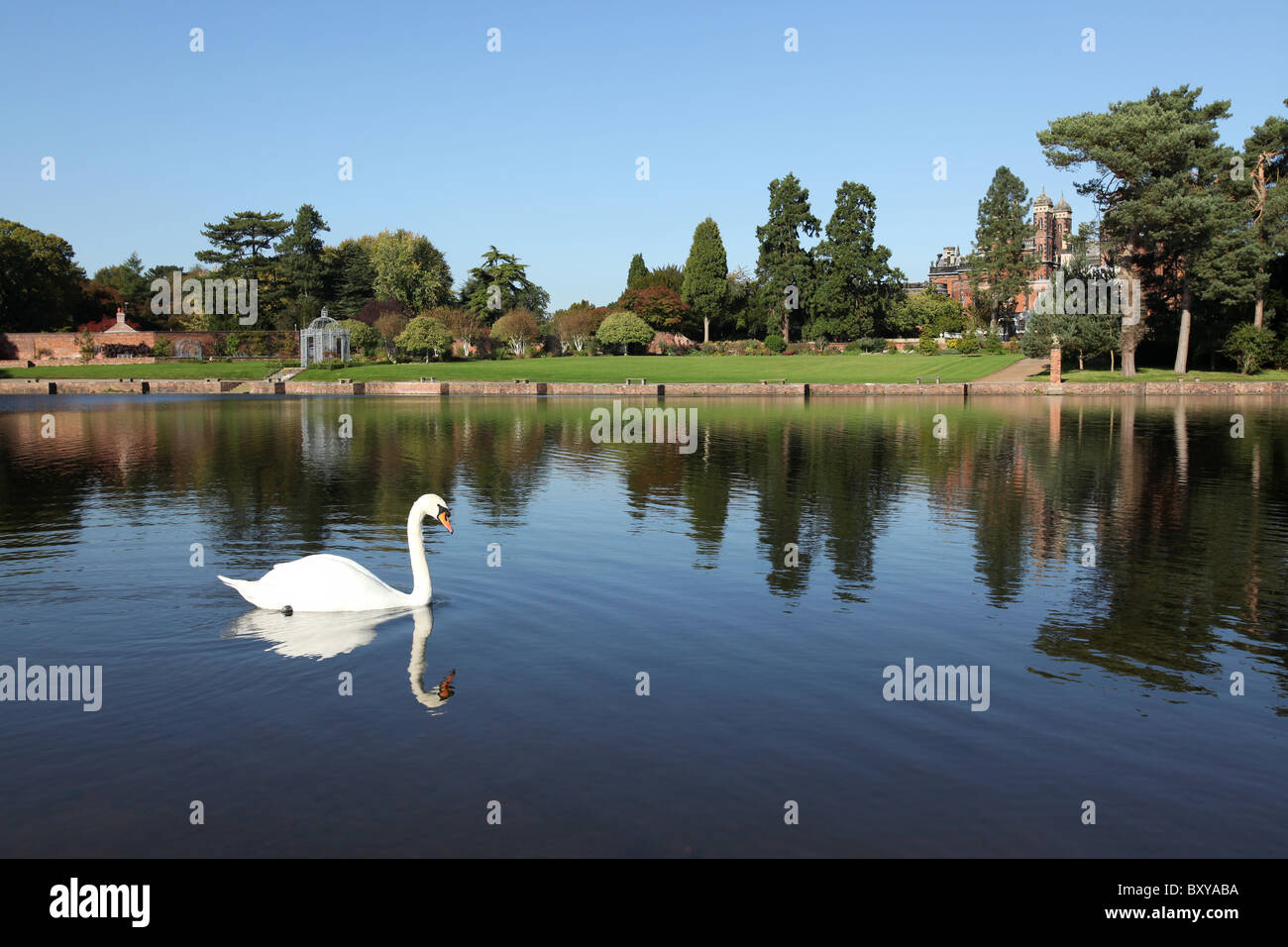 Swimming pool with pretty gardens hi-res stock photography and images ...