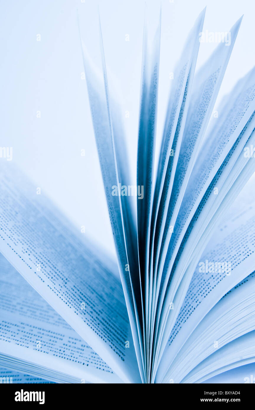 Pages of a book Stock Photo - Alamy