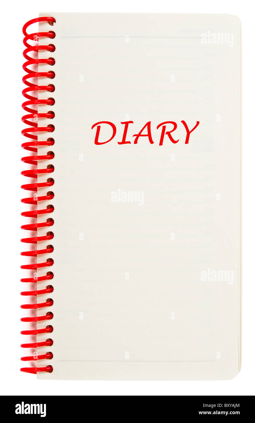 Diary ring binder hi-res stock photography and images - Alamy