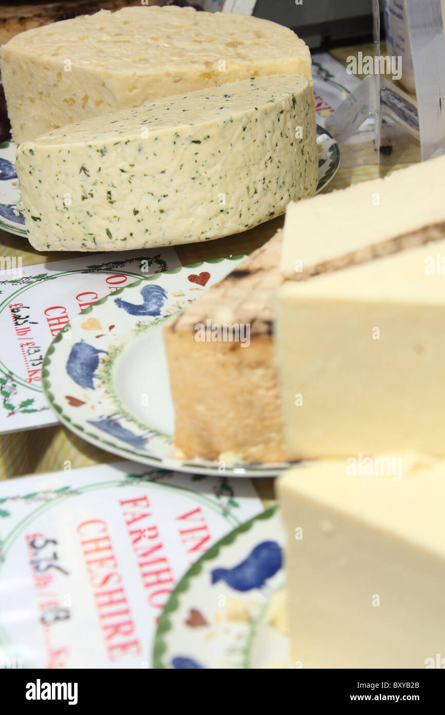 Rode Hall Country House and Gardens. Local cheese products on sale at ...