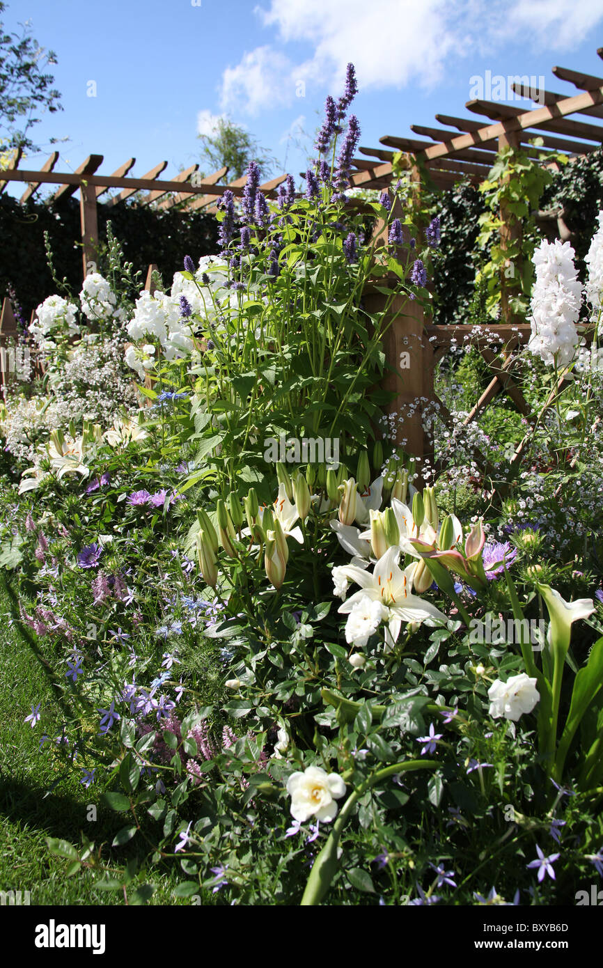 RHS Tatton, Cheshire. The Mod-ieval show garden at RHS Tatton is themed ...