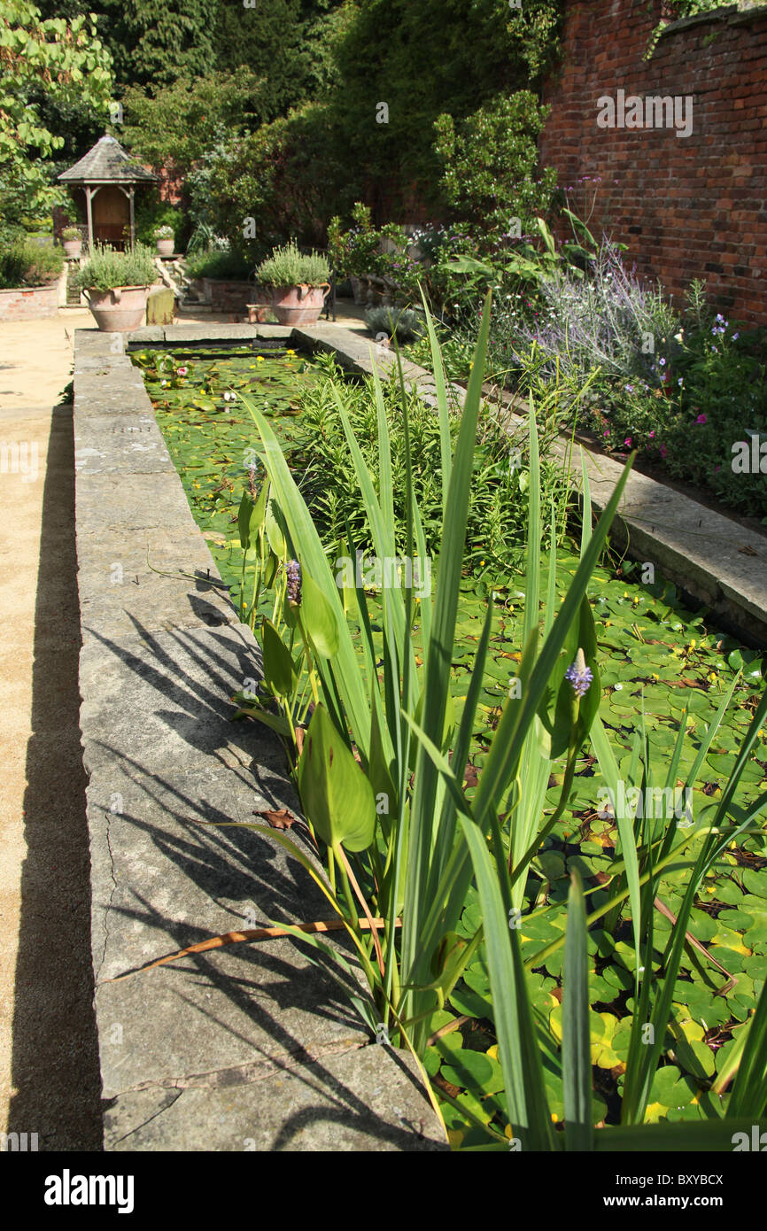 Adlington Hall & Gardens, England. Late summer view of Adlington Hall’s ...