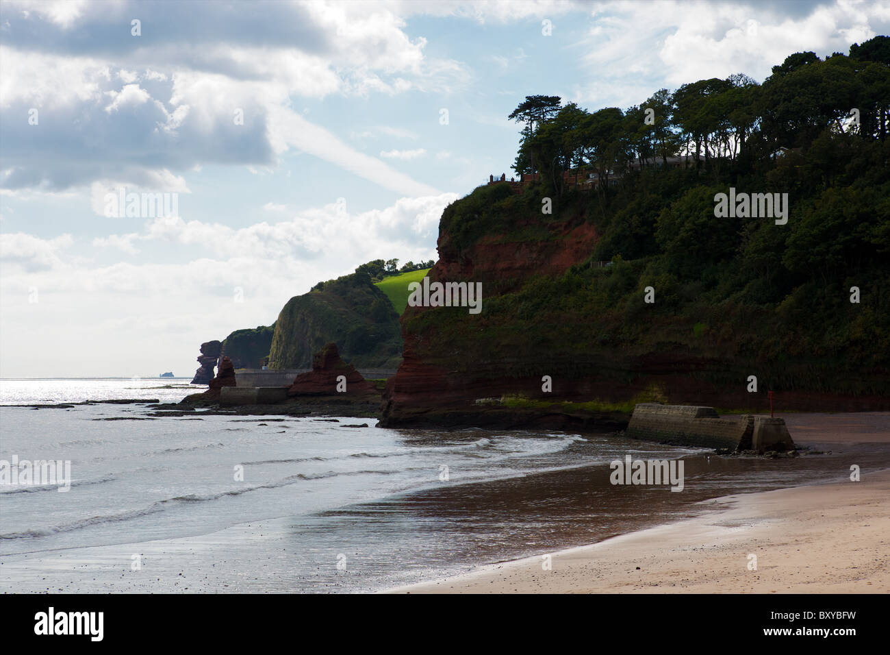 Red rock beach dawlish devon hi-res stock photography and images - Alamy