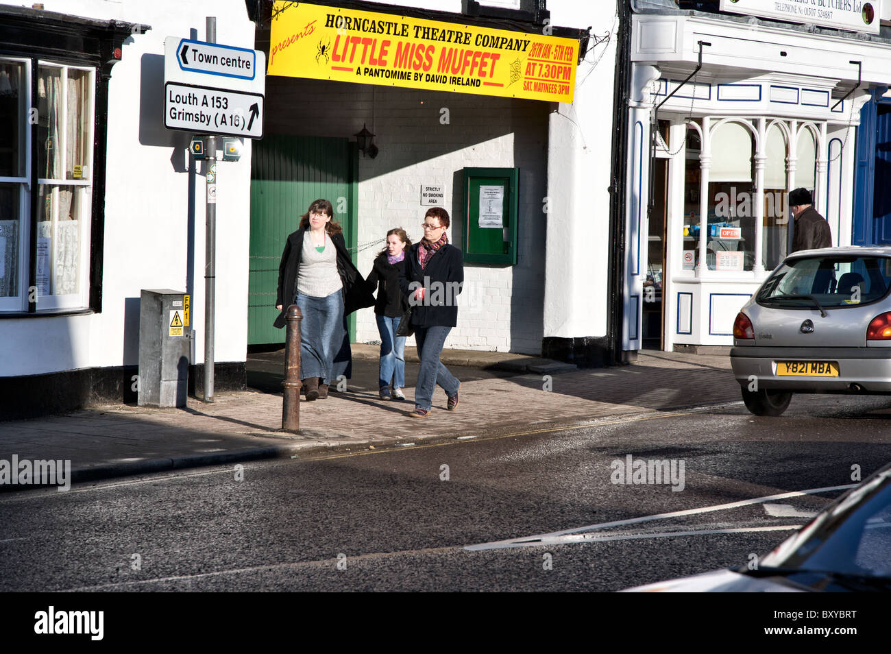 the market town of Horncastle Stock Photo - Alamy