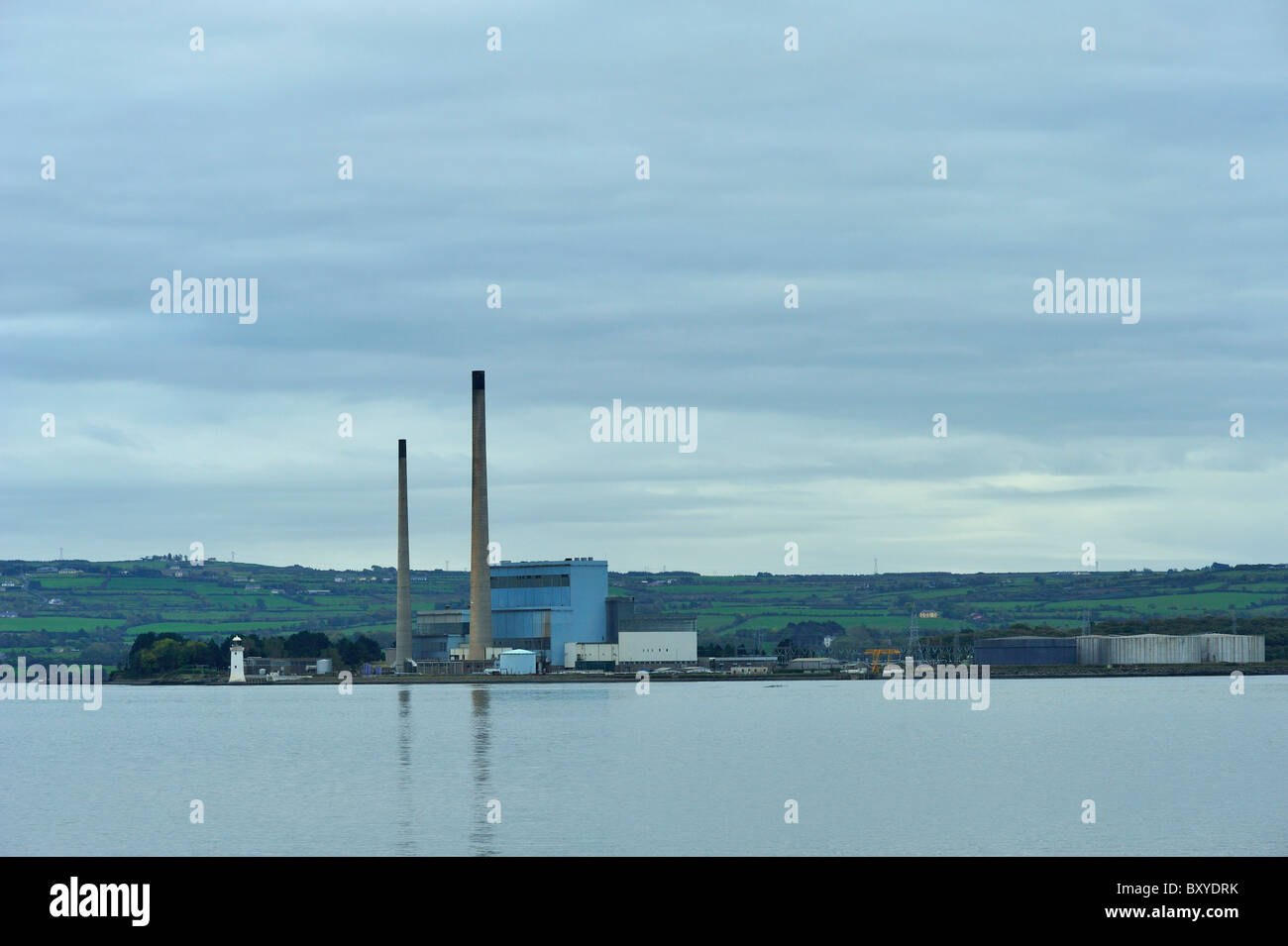 Electricity Plant, Tarbert Island, County Kerry, Ireland Stock Photo ...