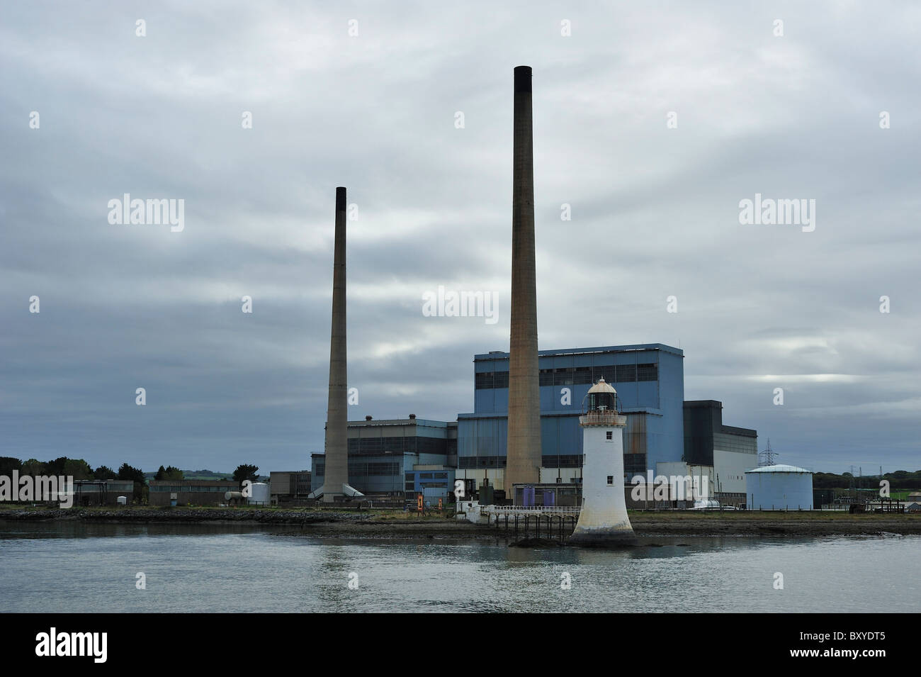 Electricity Plant, Tarbert Island, County Kerry, Ireland Stock Photo ...