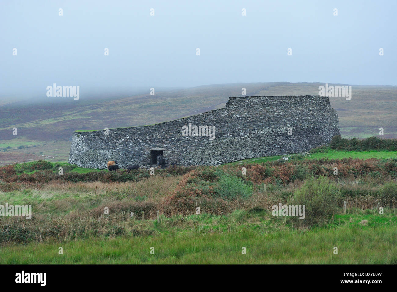 Cahergal Ring Fort, Cahersiveen, County Kerry, Ireland Stock Photo - Alamy
