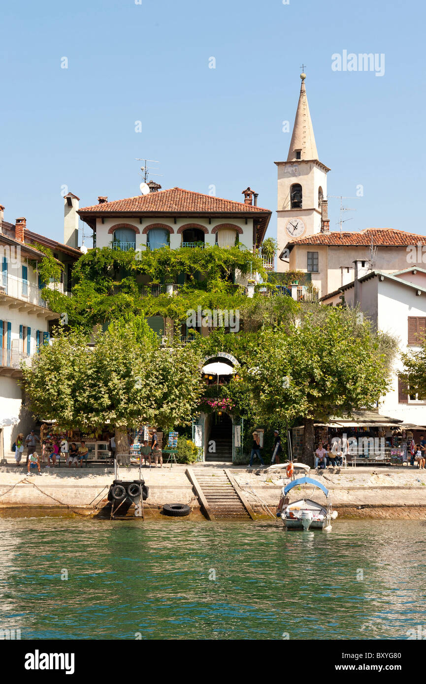 Isola dei Pescatori Lago Maggiore Italy Stock Photo - Alamy