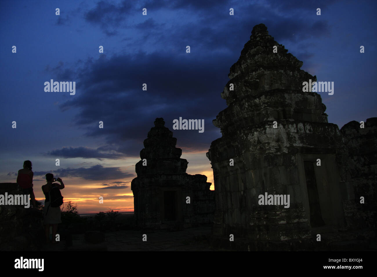 Phnom Wat Bakeng is a popular sunset spot in the Angkor Archaeological ...