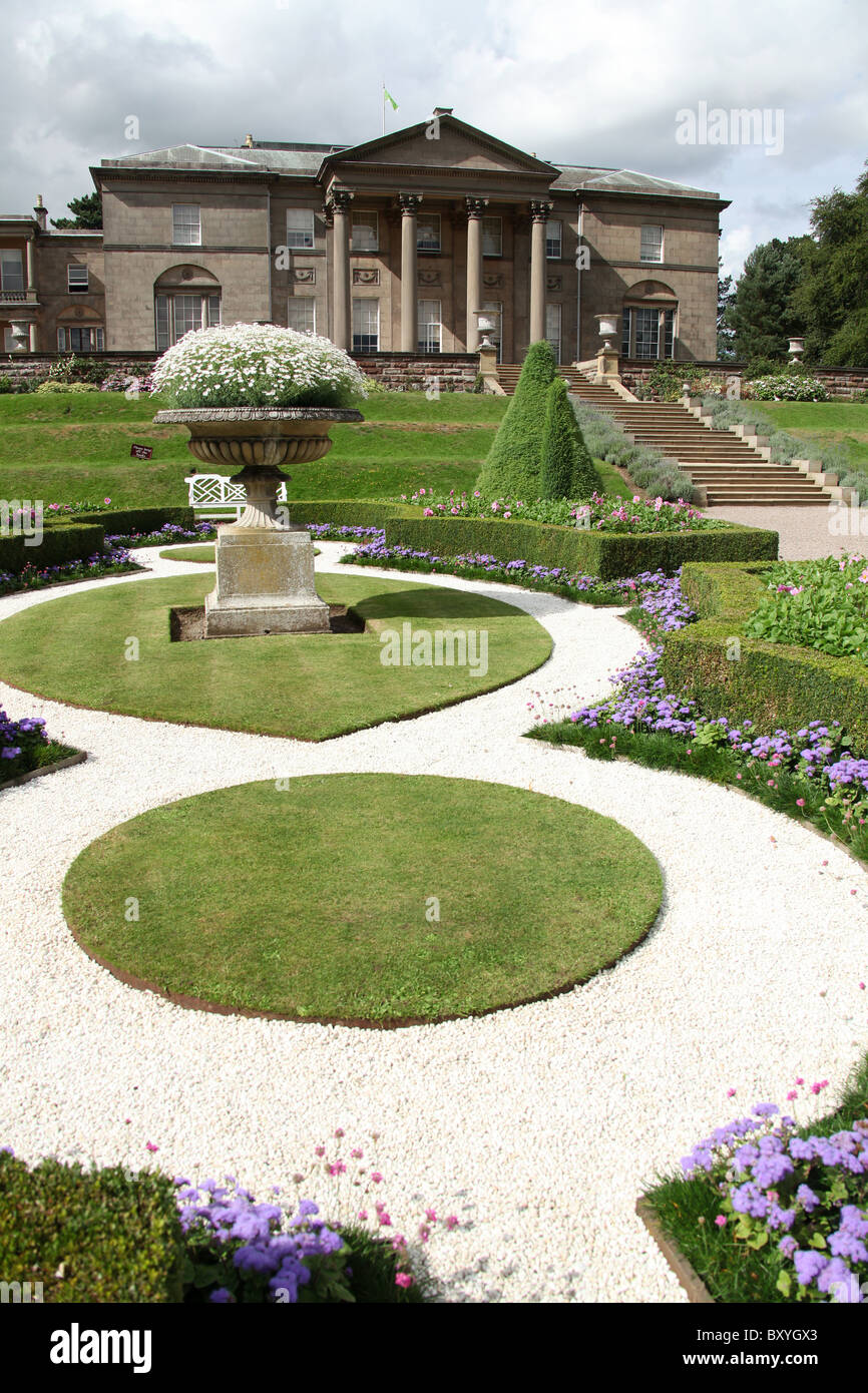 Estate of Tatton Park, England. Summer view of the Joseph Paxton ...