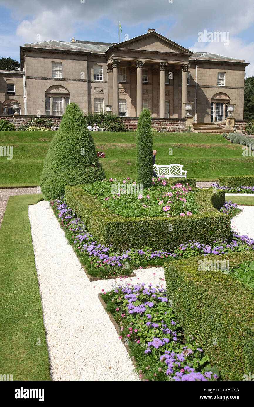 Estate of Tatton Park, England. Summer view of the Joseph Paxton ...