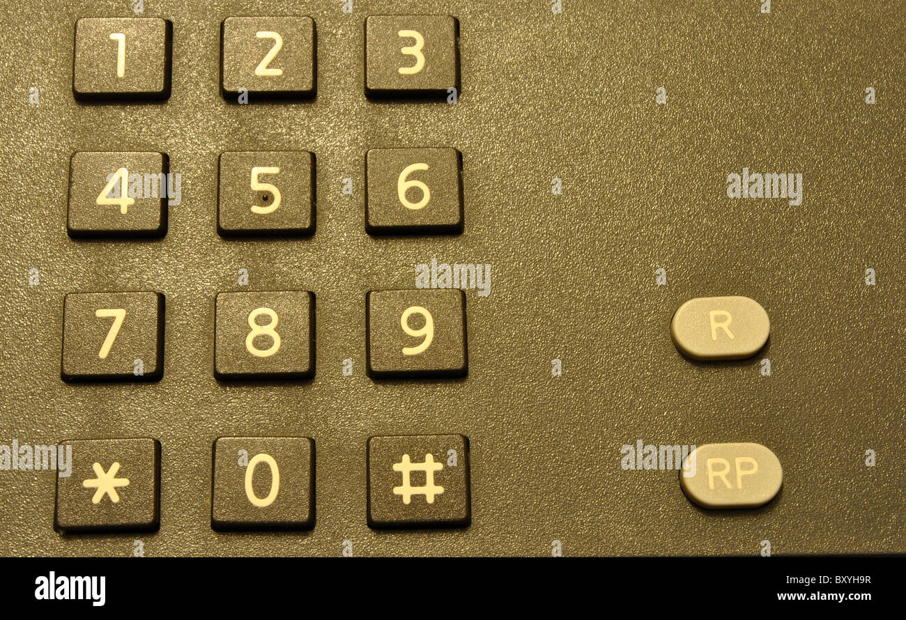 Phone keypad, with many useful Stock Photo - Alamy
