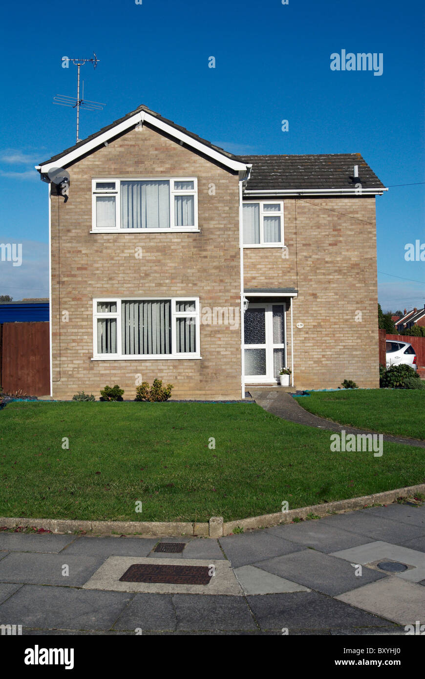 1970s detached houses London suburb UK Stock Photo - Alamy