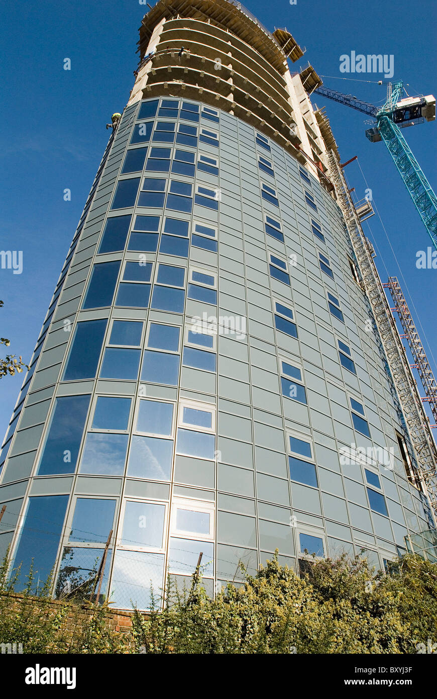 Construction of Stratford Eye East London UK Stock Photo - Alamy