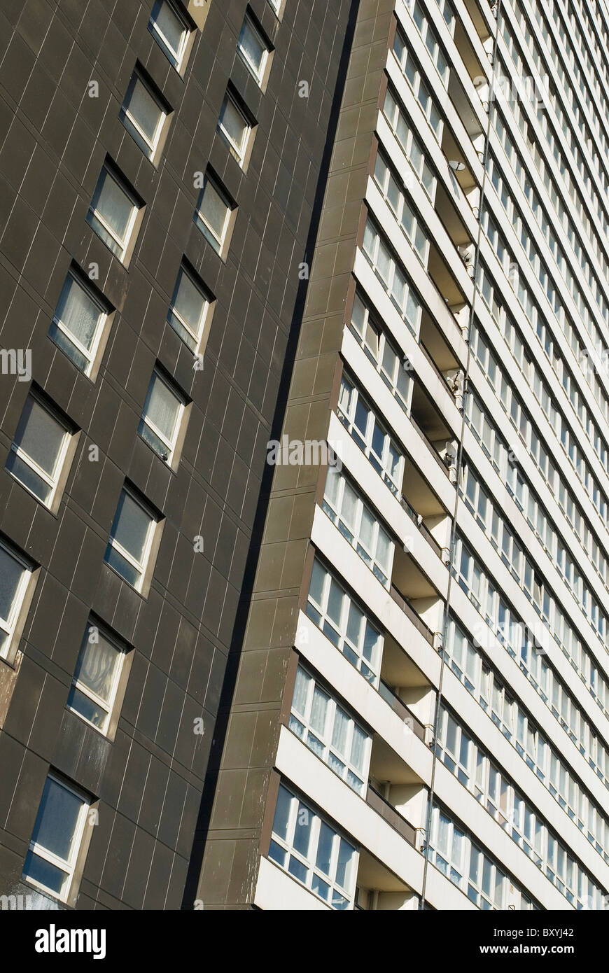 Concrete tower block in Stratford East London UK Stock Photo - Alamy