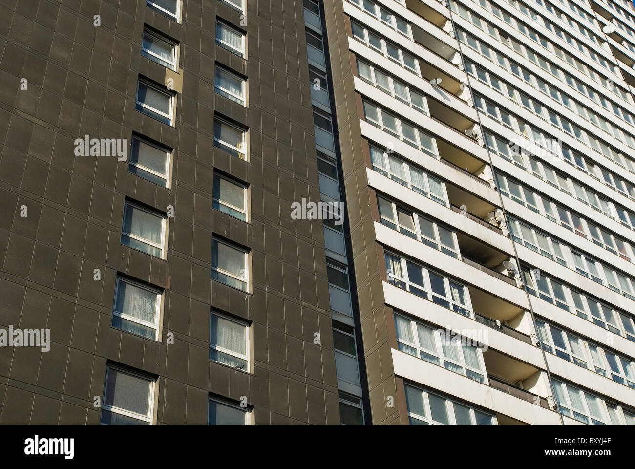 Concrete tower block in Stratford East London UK Stock Photo - Alamy