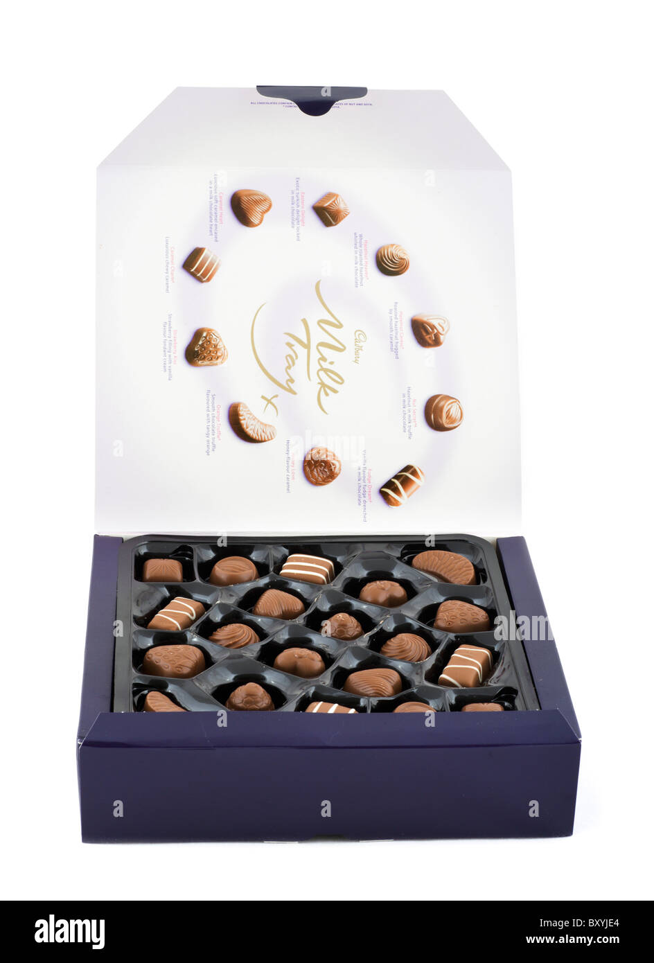 Box of Cadbury's Milk Tray Chocolates, UK Stock Photo - Alamy