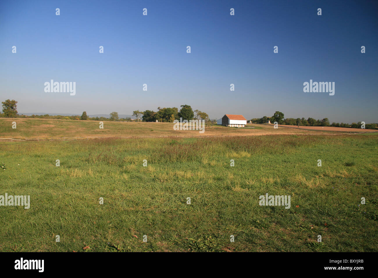 View across McPherson's Ridge, Gettysburg National Military Park ...