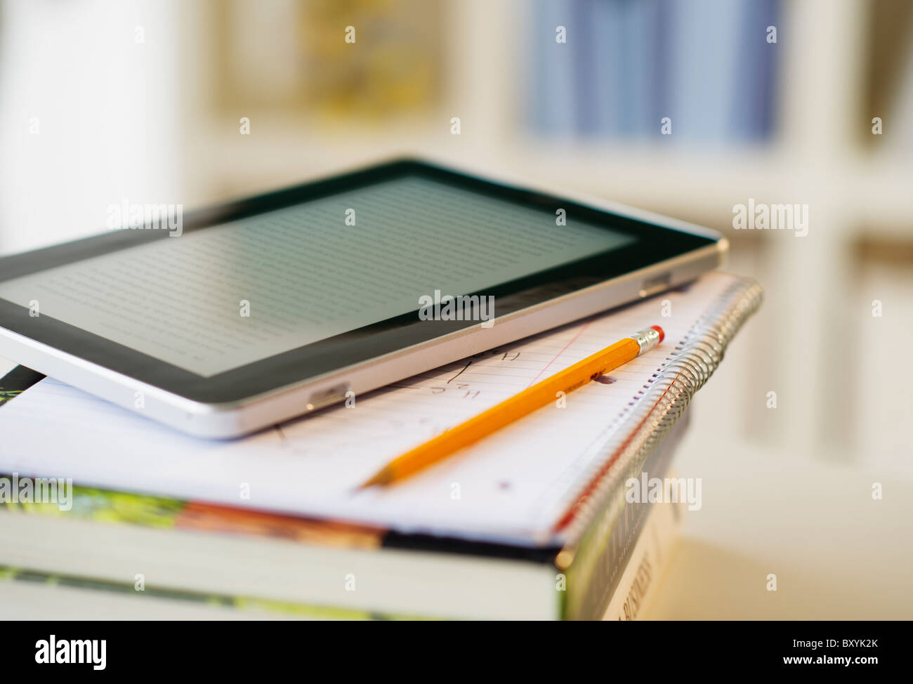 Digital textbook hi-res stock photography and images - Alamy