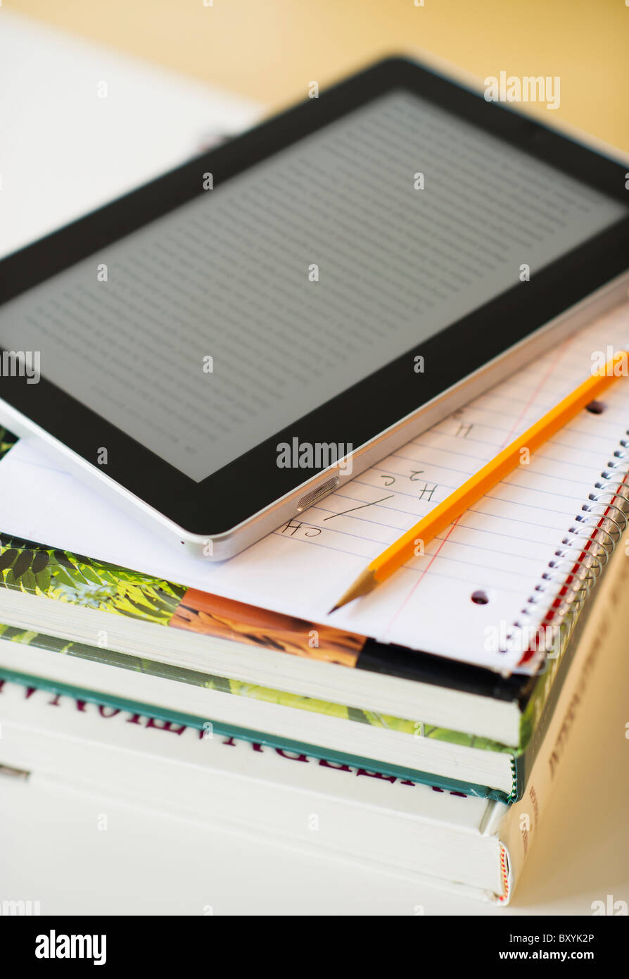 Digital textbook hi-res stock photography and images - Alamy