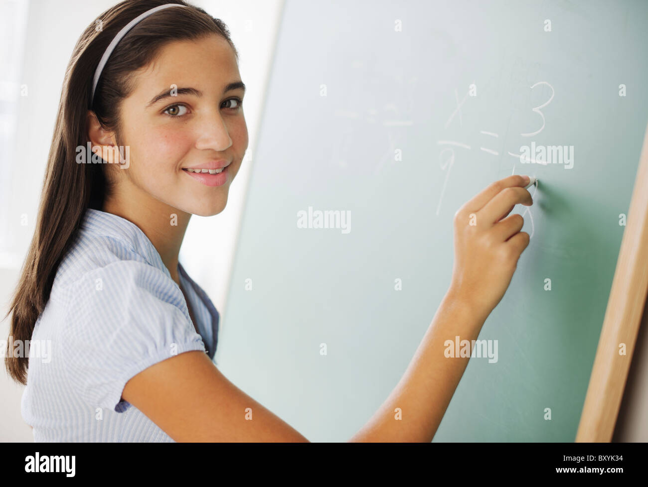 Girl uniform class board hi-res stock photography and images - Alamy