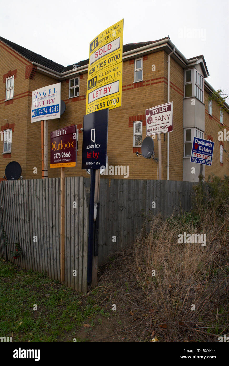 Letting signs UK Stock Photo - Alamy
