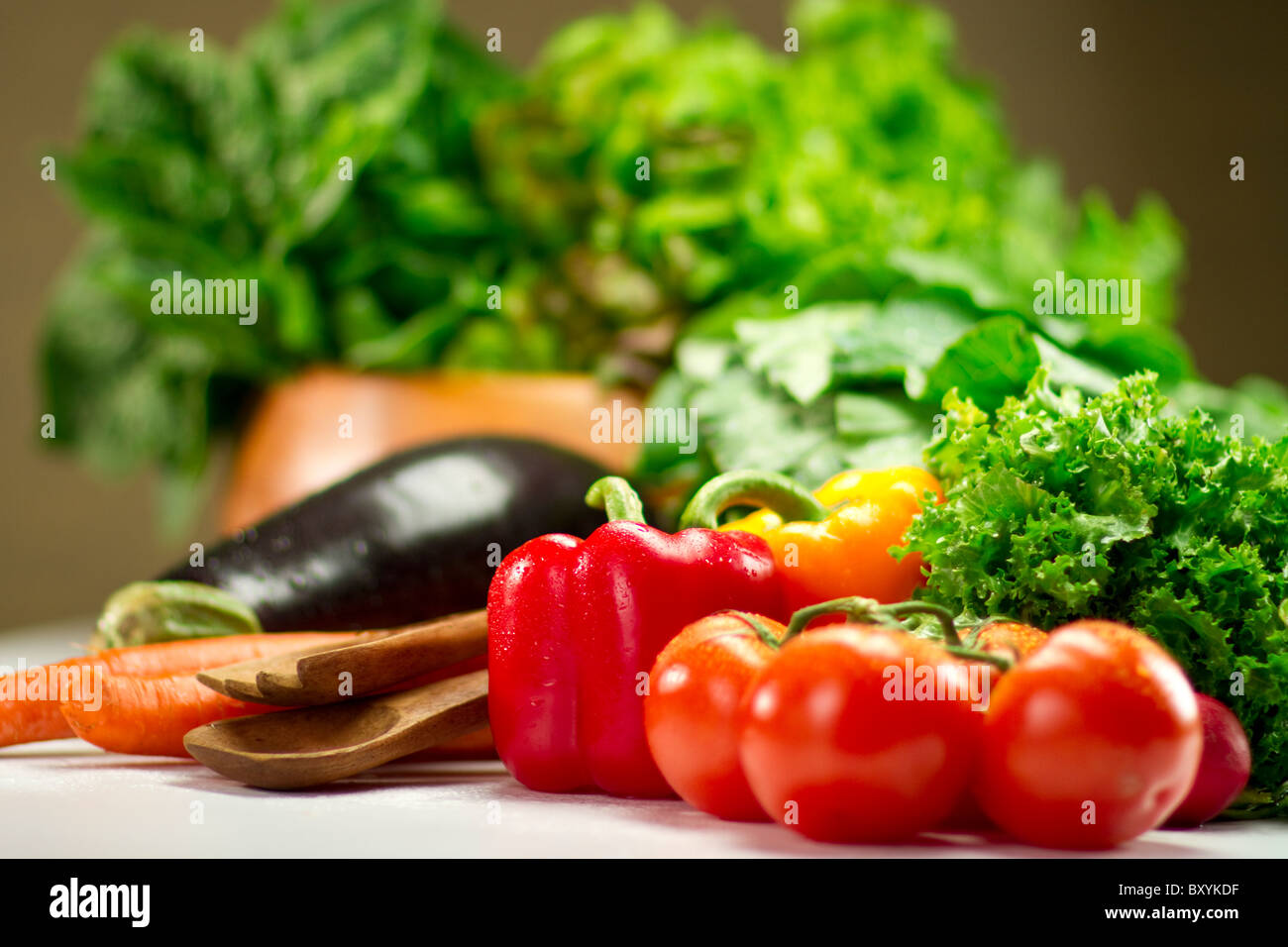 Selection of raw vegetables Stock Photo - Alamy