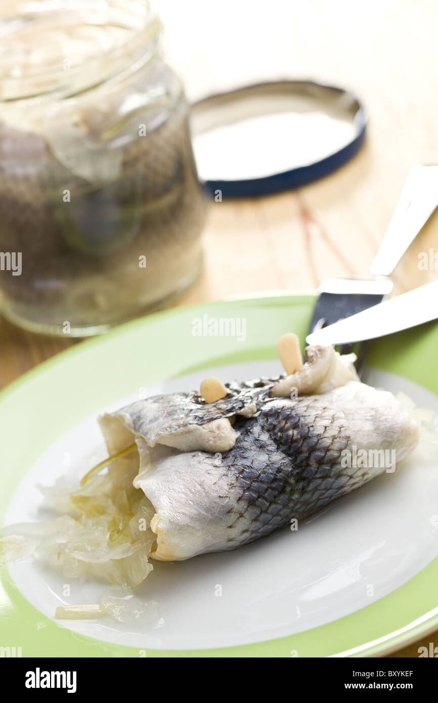 Rollmop herring hi-res stock photography and images - Alamy