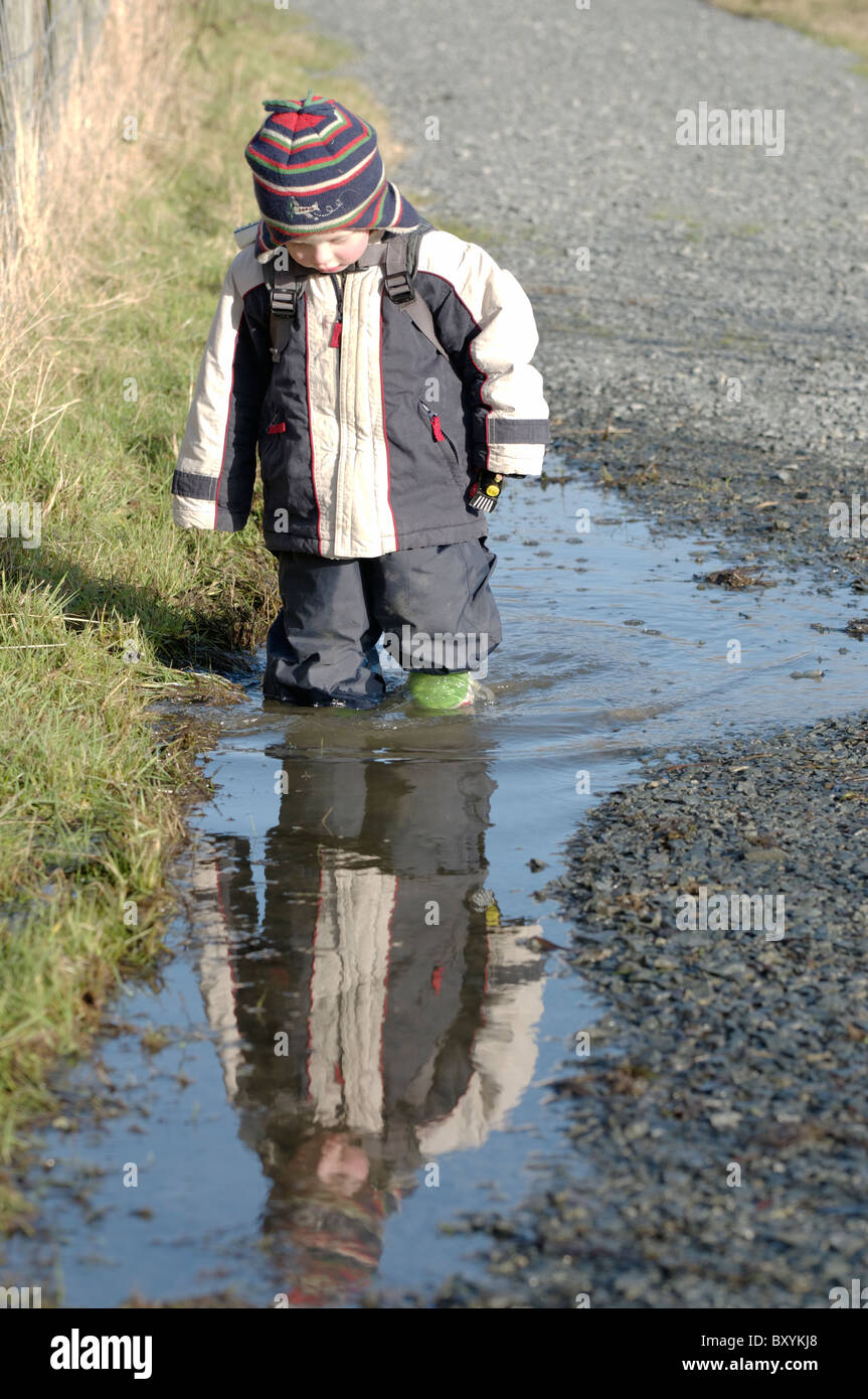 Walking Through A Puddle High Resolution Stock Photography and Images ...