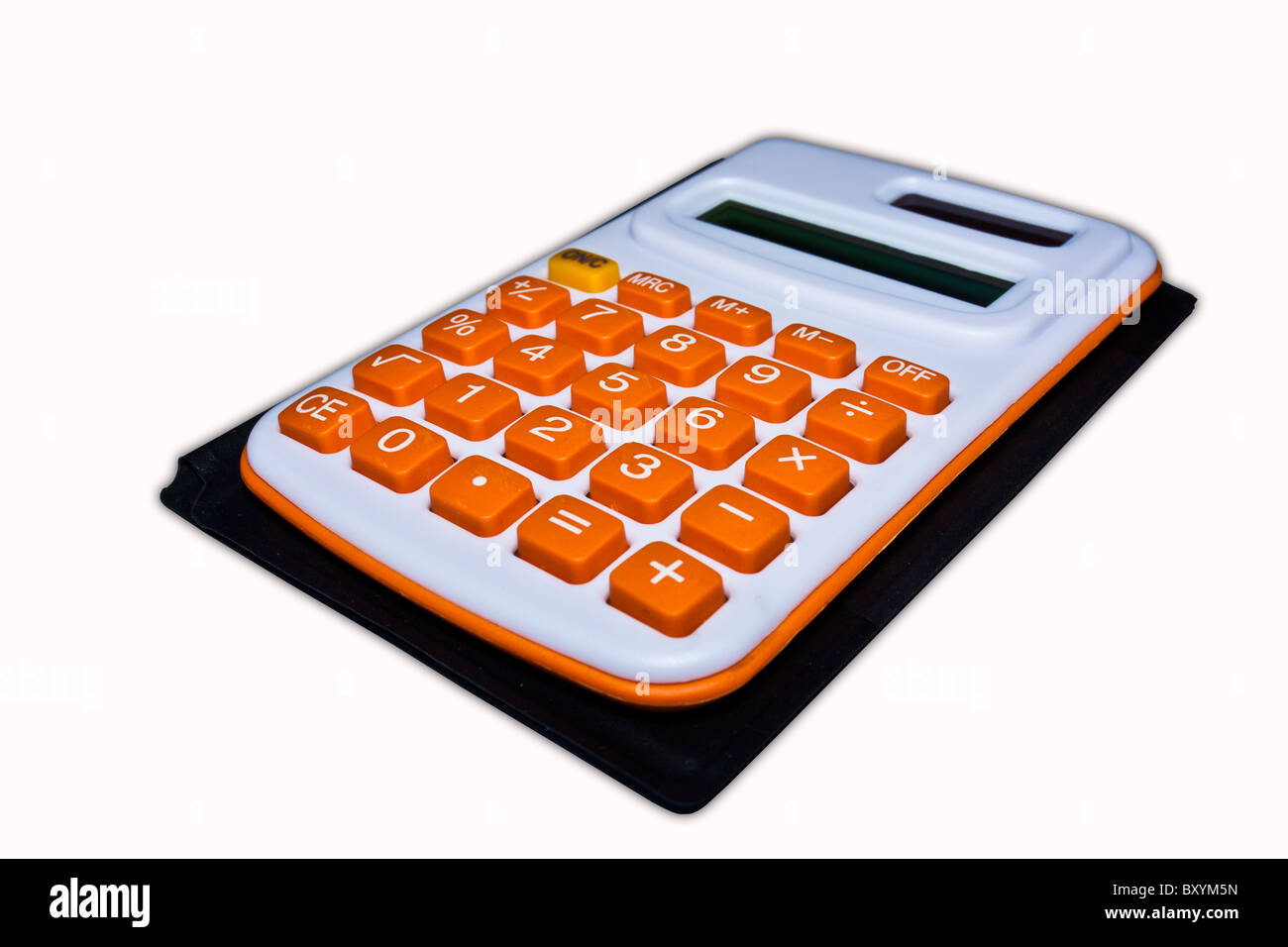 Calculator or a calculator to aid the fast and vivid colors Stock Photo ...