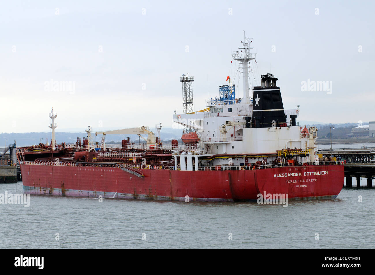 Fawley Oil Refinery Tanker Jetty High Resolution Stock Photography and ...