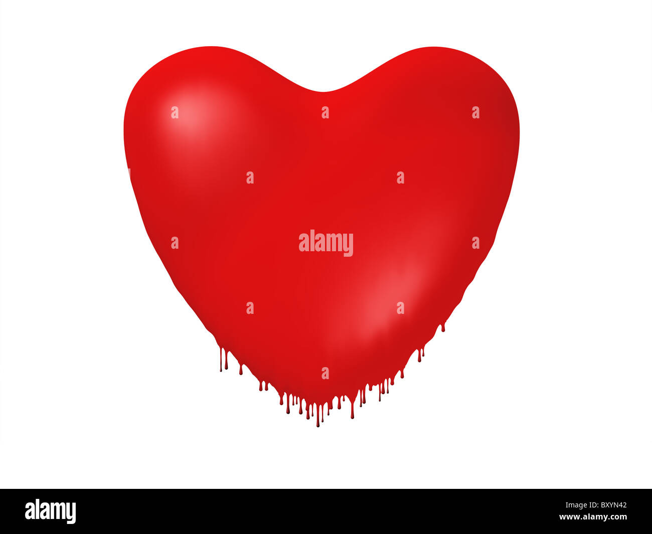 Drops of blood love Cut Out Stock Images & Pictures - Alamy