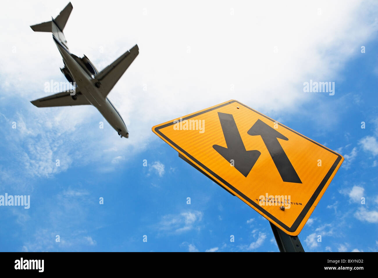Airplane warning hi-res stock photography and images - Alamy