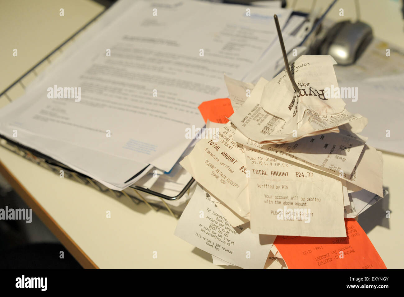 Office paperwork inland revenue hi-res stock photography and images - Alamy