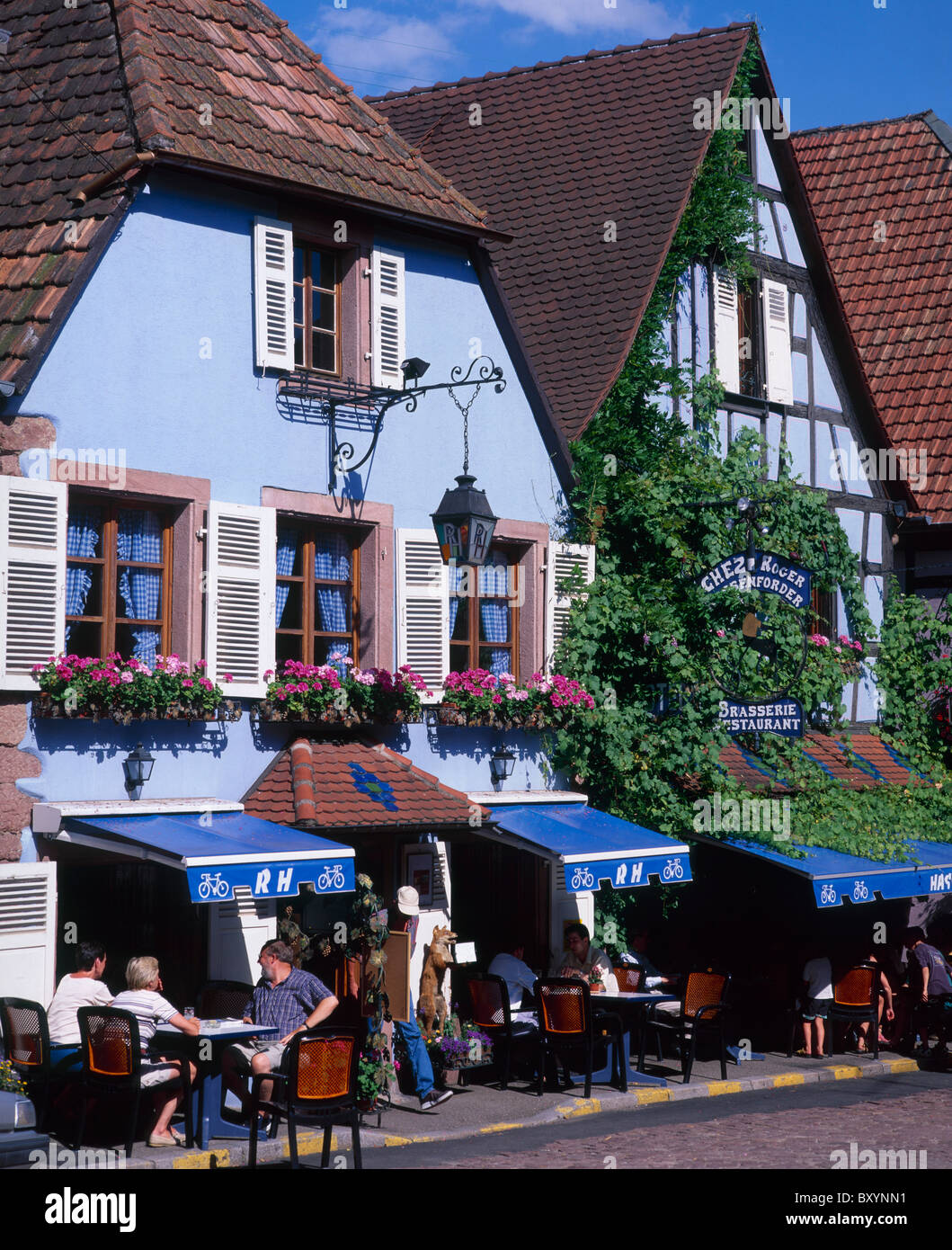 Kaysersberg france french alsace restaurant hi-res stock photography ...