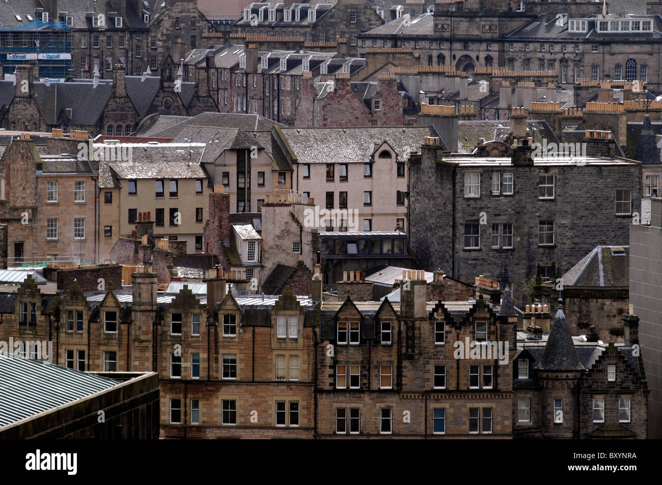 An aerial view of residential area of Edinburgh Stock Photo - Alamy