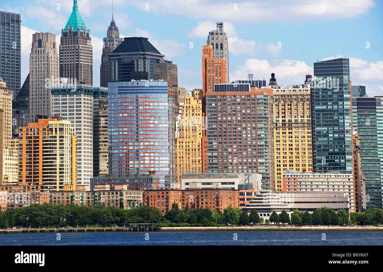 Park new skyline battery hi-res stock photography and images - Alamy