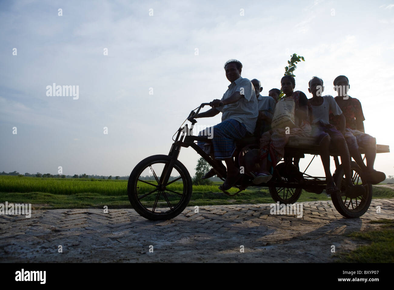 Village scene in rural Bangladesh Stock Photo - Alamy