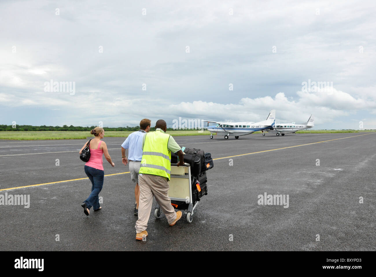 Kasane airport, Chobe National Park, Botswana Stock Photo - Alamy