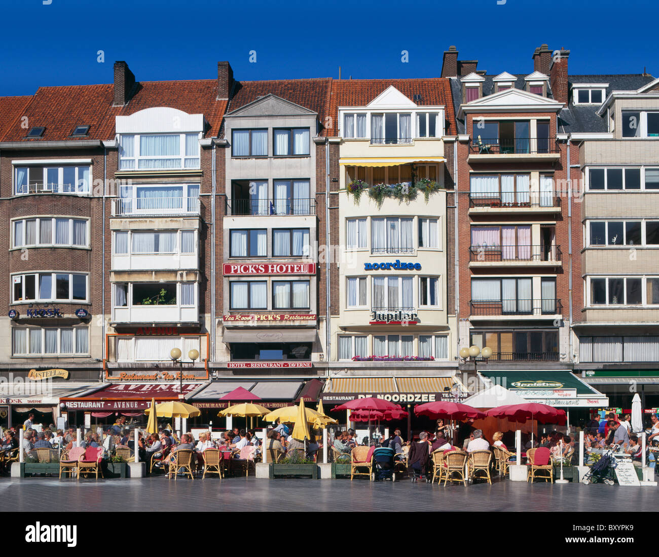 Wapenplein Square, Ostend, West Flanders, Belgium Stock Photo - Alamy