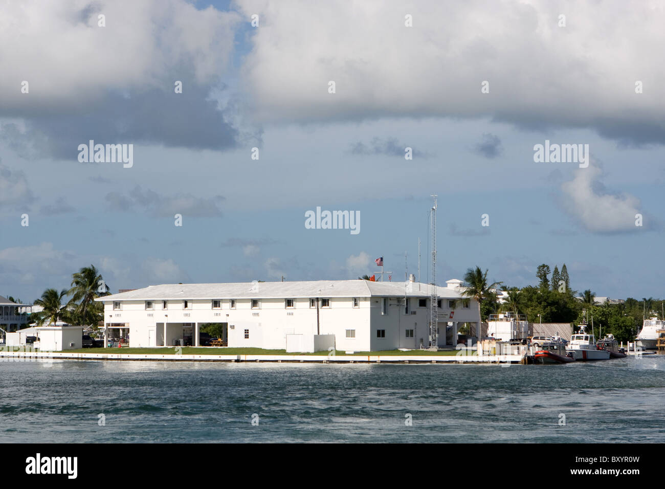 United States Coast Guard Station in Islamorada, Florida Keys Stock ...