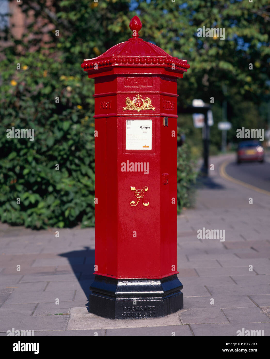 Victorian Letter Box, Shrewsbury, Shropshire, England Stock Photo - Alamy