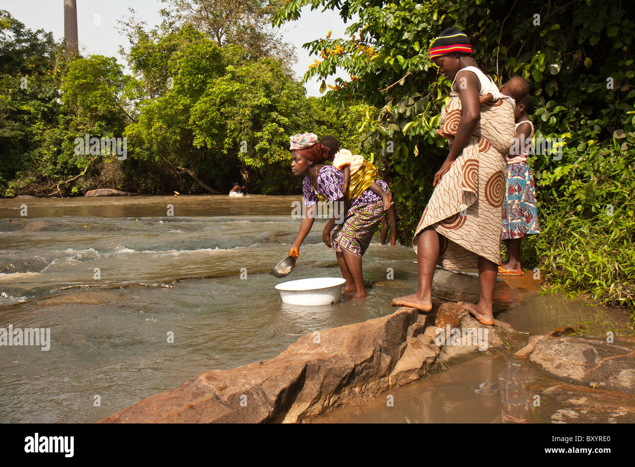 Women whose village participated in a community empowerment project ...