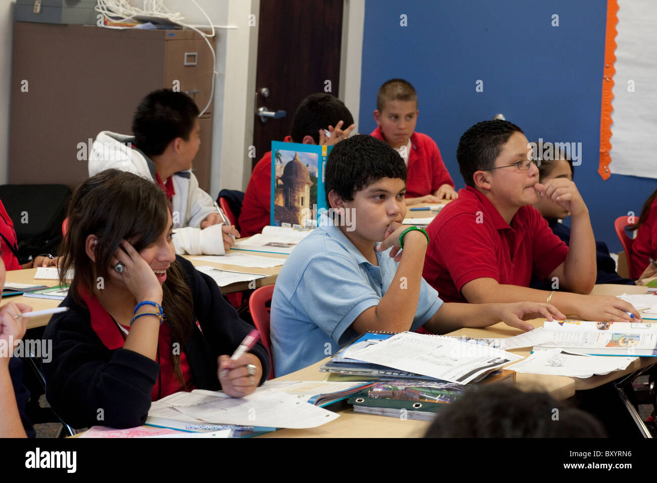 Hispanic preparatory school hi-res stock photography and images - Alamy