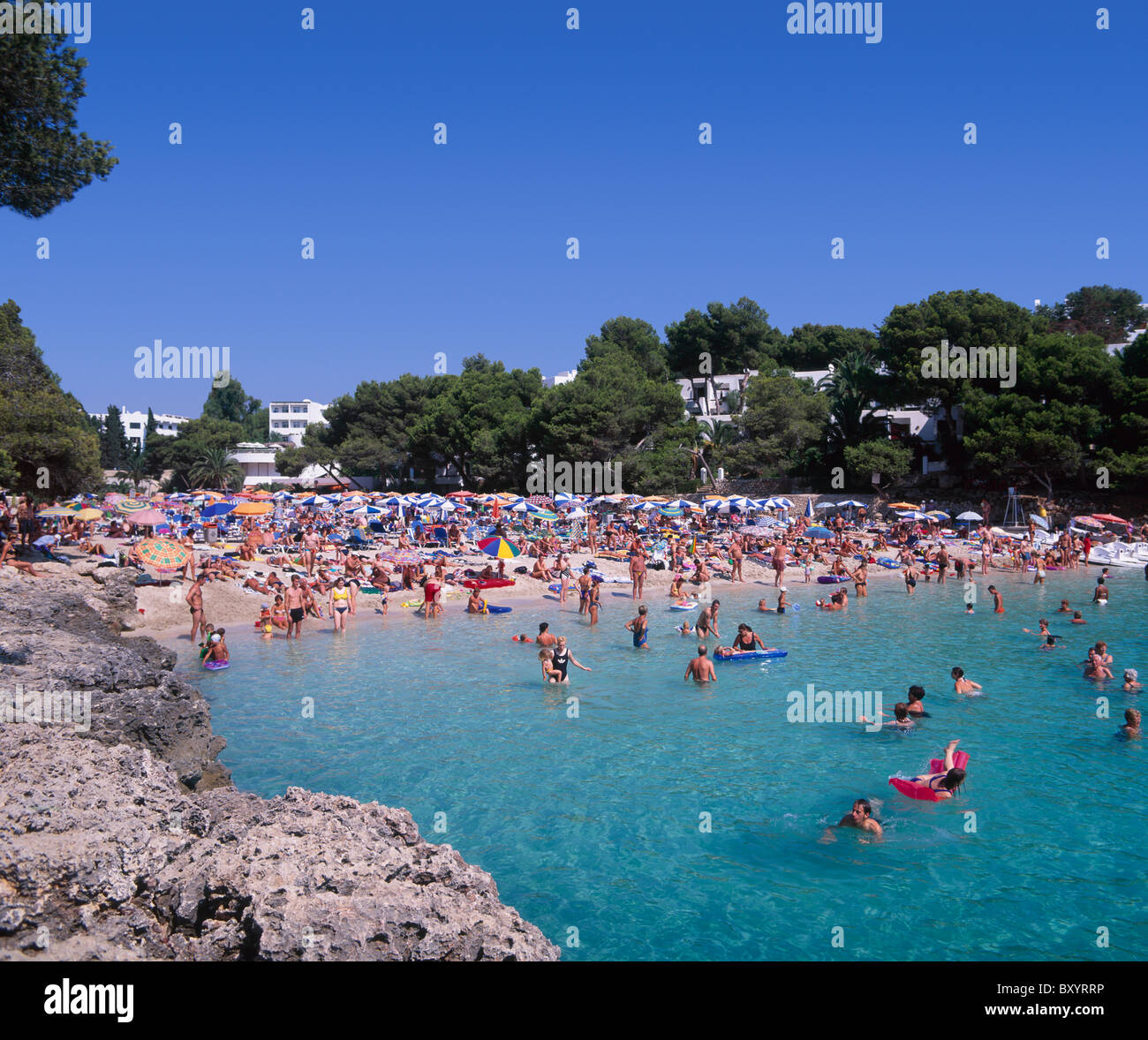 Cala Gran at Cala D'Or, Majorca, Balearics, Spain Stock Photo - Alamy