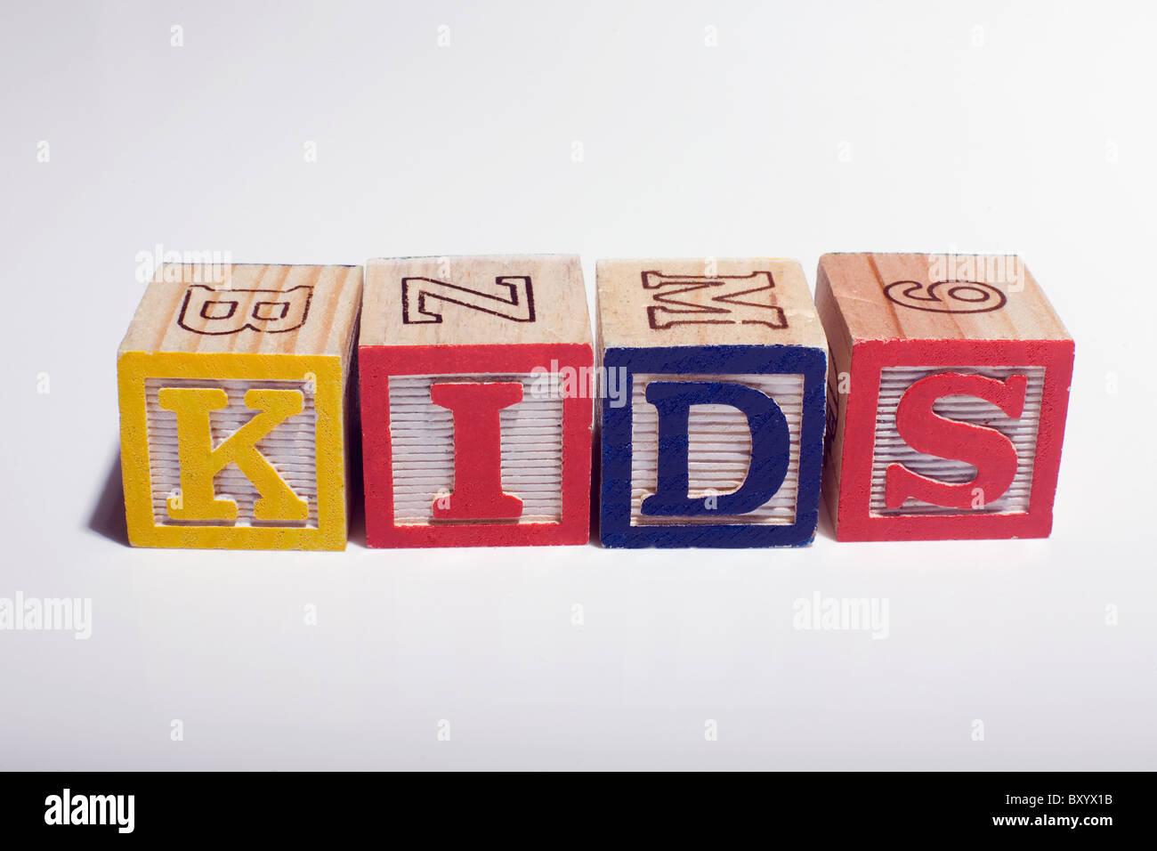 Kids baby blocks Stock Photo - Alamy