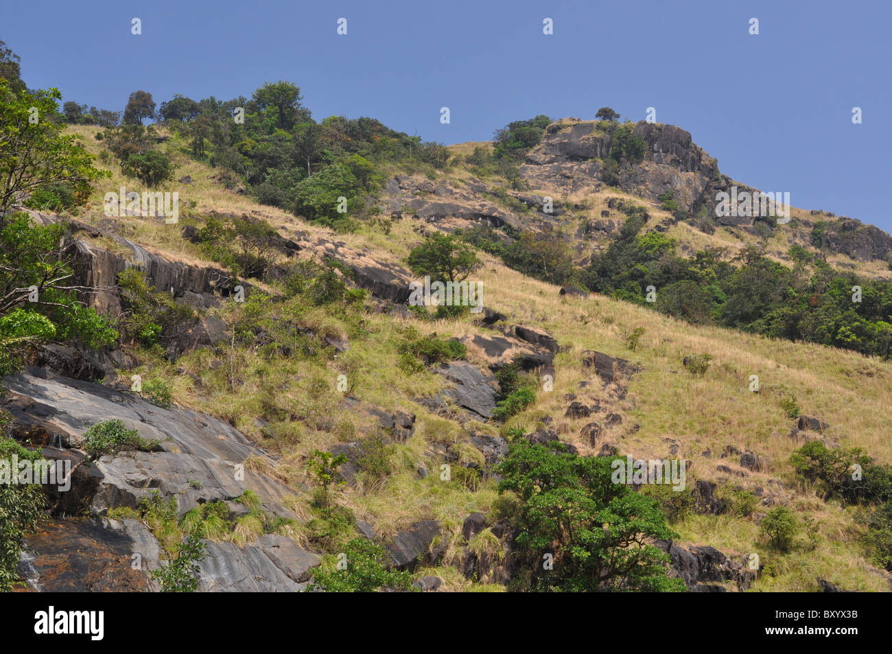 Rocky hill side Stock Photo - Alamy
