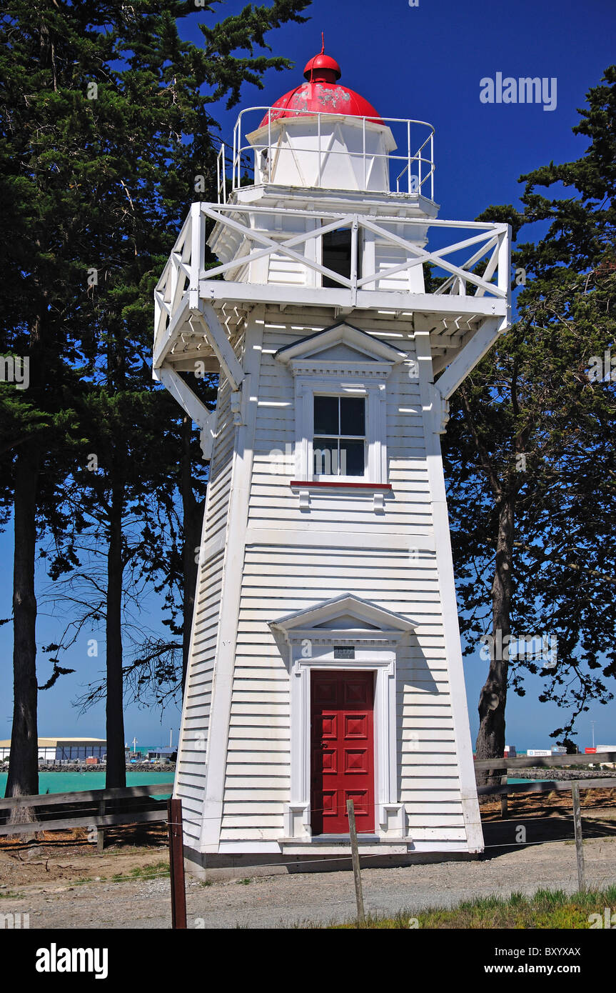 Wooden lighthouse new zealand hi-res stock photography and images - Alamy