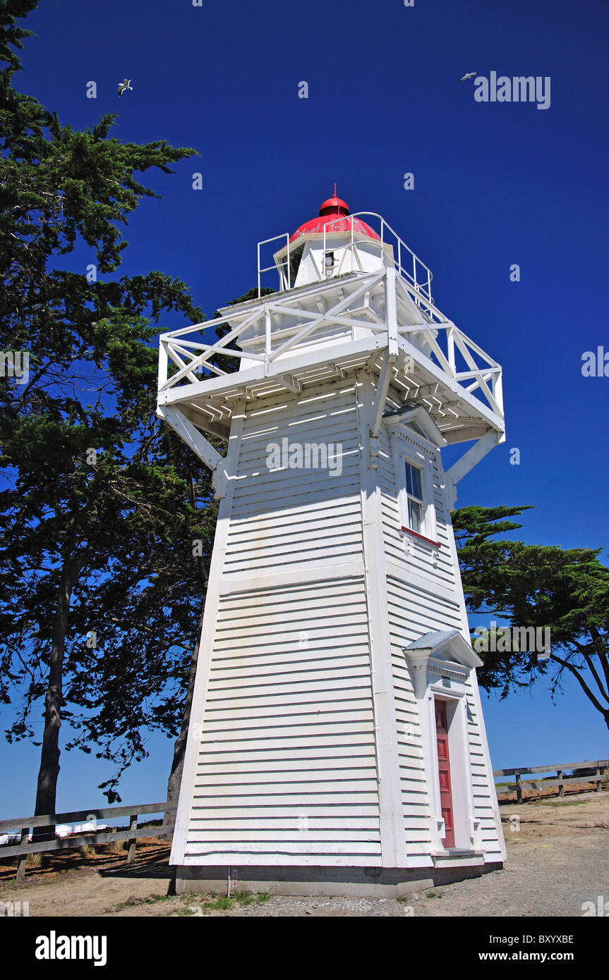 Wooden lighthouse new zealand hi-res stock photography and images - Alamy