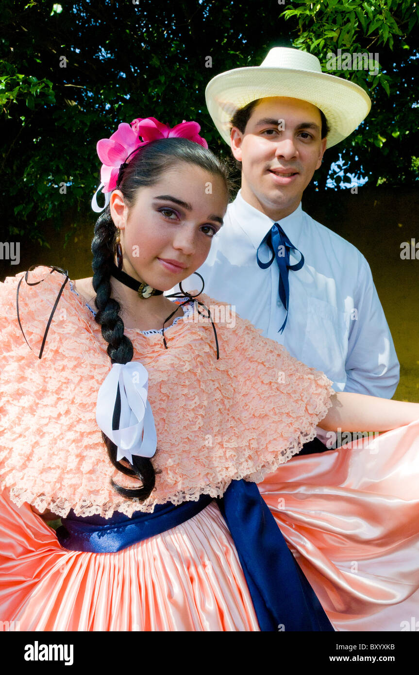 Costa Rica Traditional Costume Stock Photos & Costa Rica Traditional ...